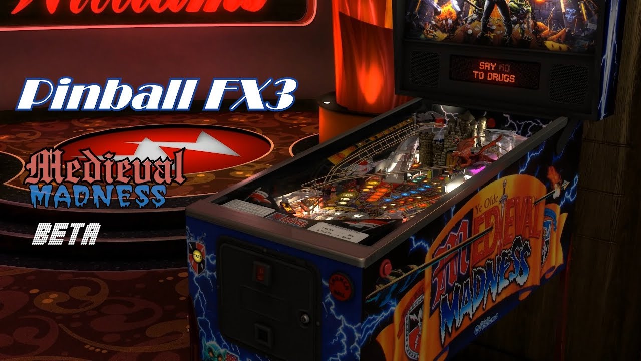 Zen Studios Pinball FX3 Williams Medieval Madness (Beta) - YouTube