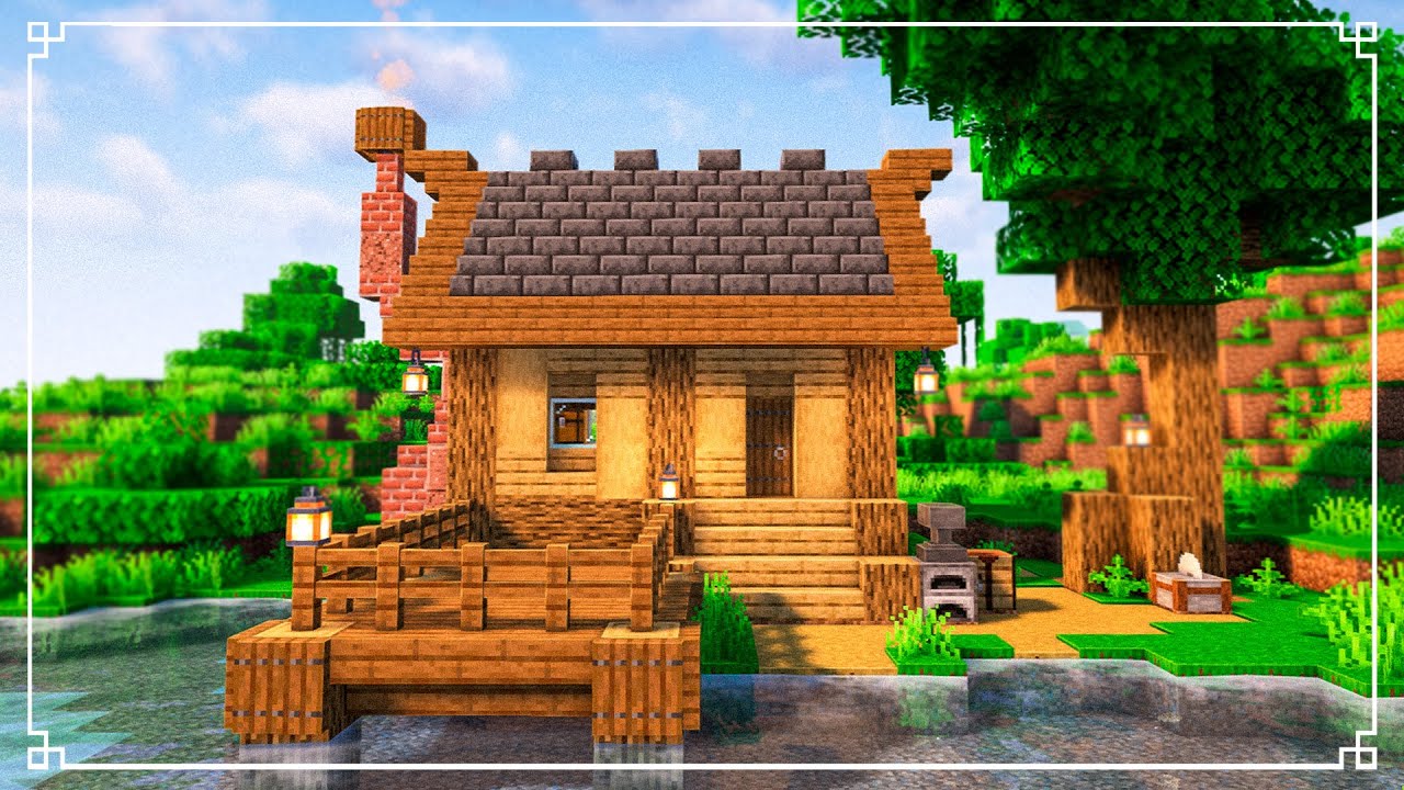 Como construir Casa de Pesca! - MINECRAFT TUTORIAL - YouTube