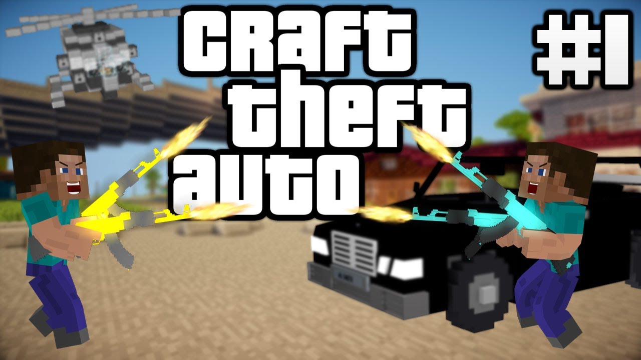 GTA in MineCraft | Craft Theft Auto SMP | Ep.1 - YouTube