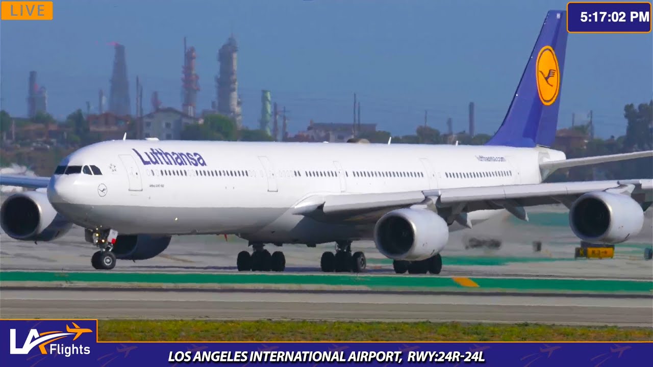 LIVE at Los Angeles International Airport | LAX LIVE | LAX Plane ...