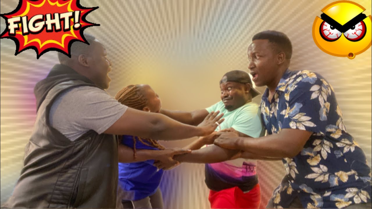 FIGHTING PRANK! Fighting Infront of our Friends - YouTube