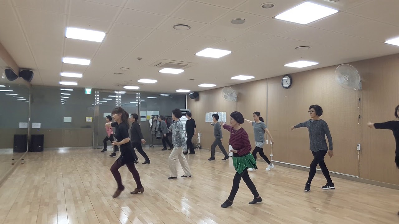 Chilly cha cha line dance - YouTube
