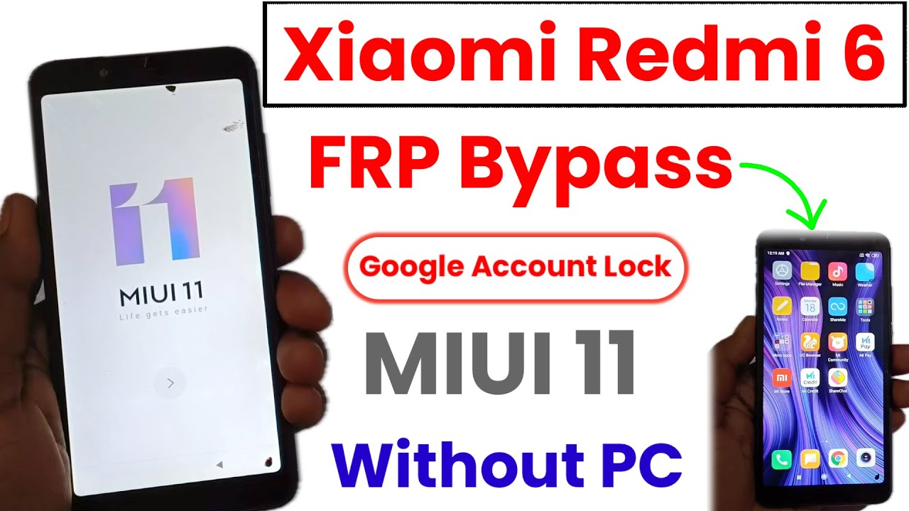 Redmi 6 MIUI 11 FRP Bypass | MIUI 11 | FRP Bypass - YouTube
