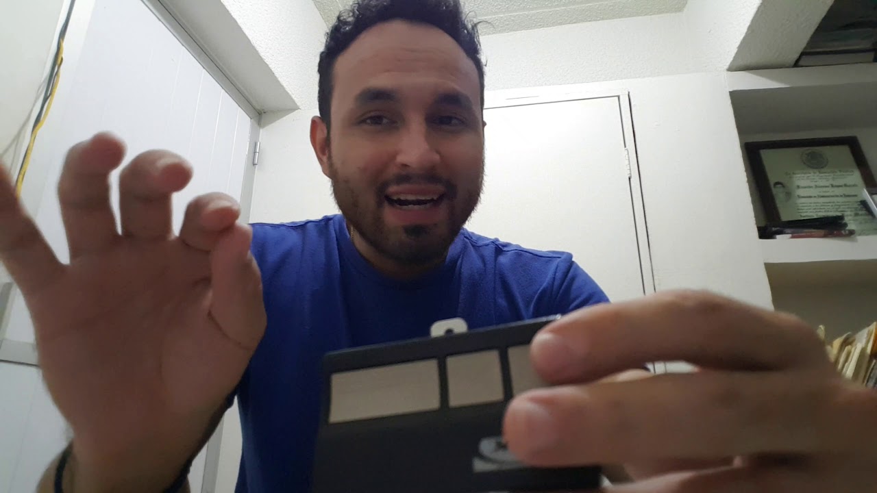 PROGRAMAR/DESPROGRAMAR CONTROL REMOTO PARA PORTÓN ELÉCTRICO - YouTube