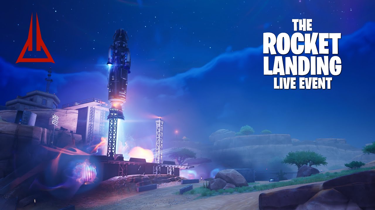 FORTNITE: THE ROCKET LANDING EVENT! - YouTube