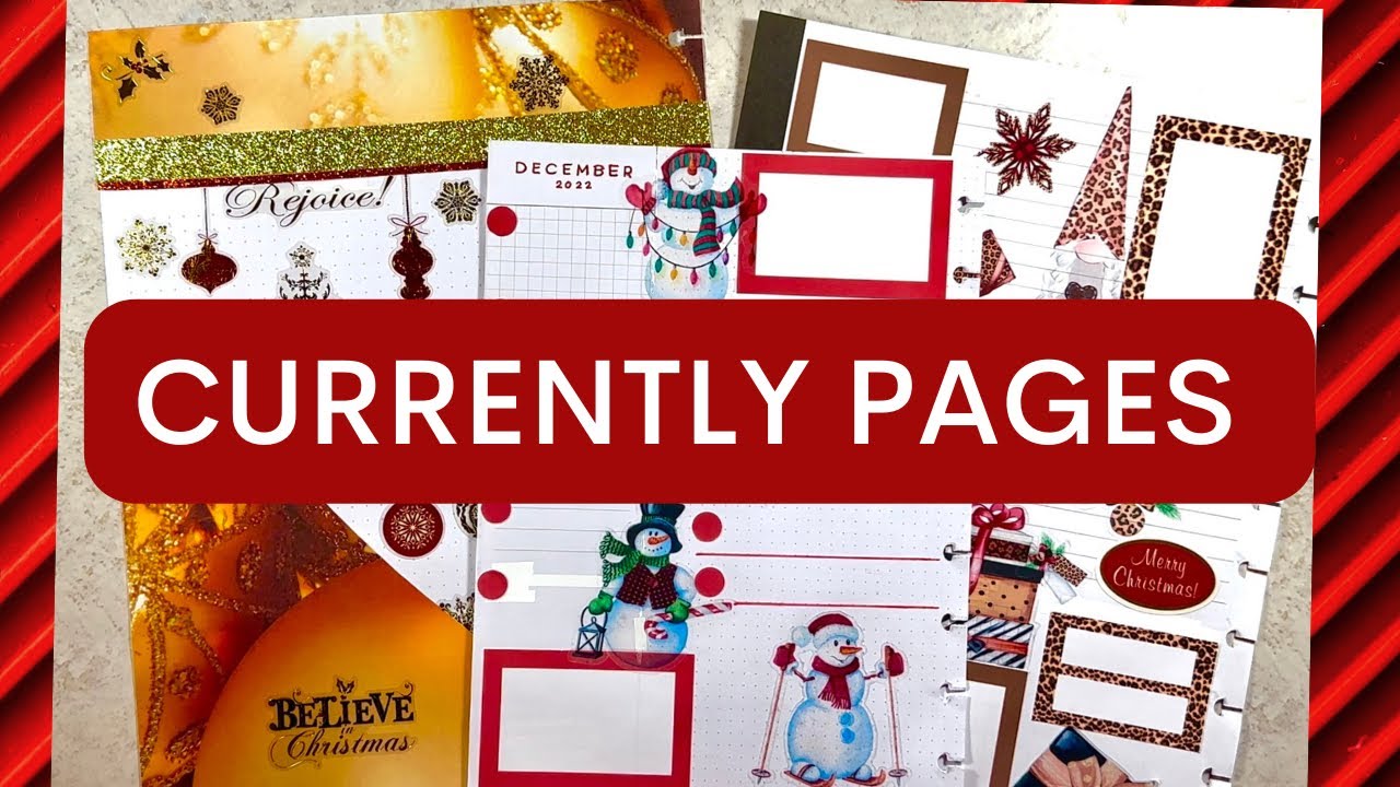 PLAN WITH ME //CURRENTLY PAGES // DECEMBER 2022 - YouTube
