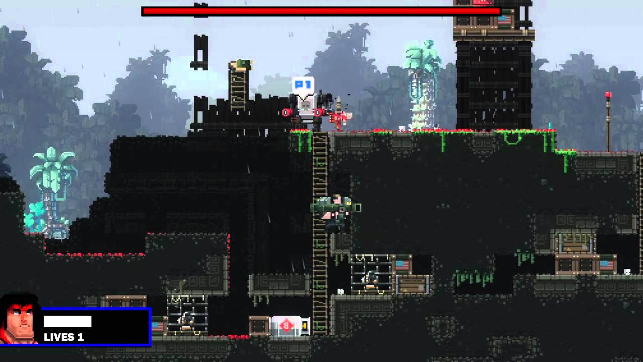 Broforce hardmode CR666 V.S HEAVY MOOK ARMOUR - YouTube