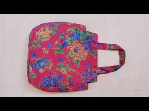 New pattern handbag cutting and stitching // shopping bag/ Bag clothes ...