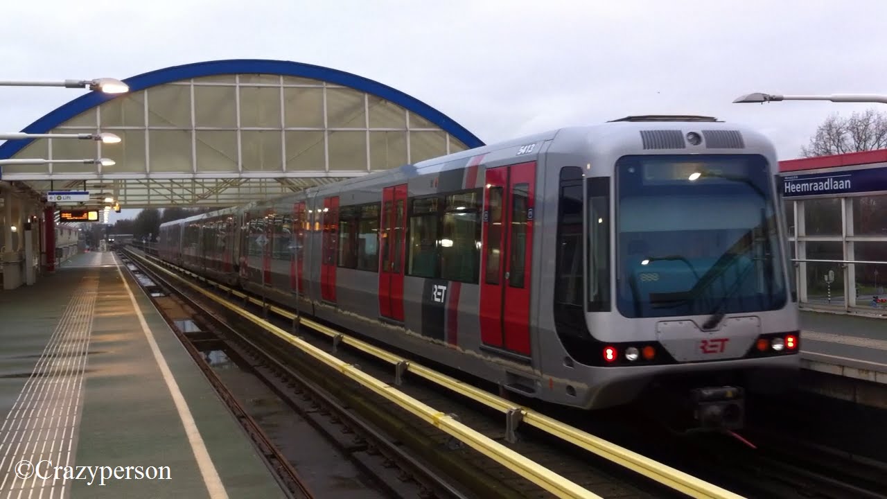 RET metro combi type S+B+S (5410-5320-5413) Heemraadlaan ri. De Terp ...