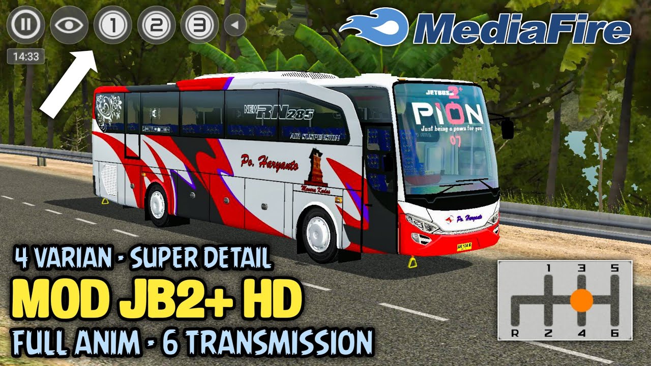 Mod JB2+ HD 4 varian super detail, full anim, 6 transmission link ...