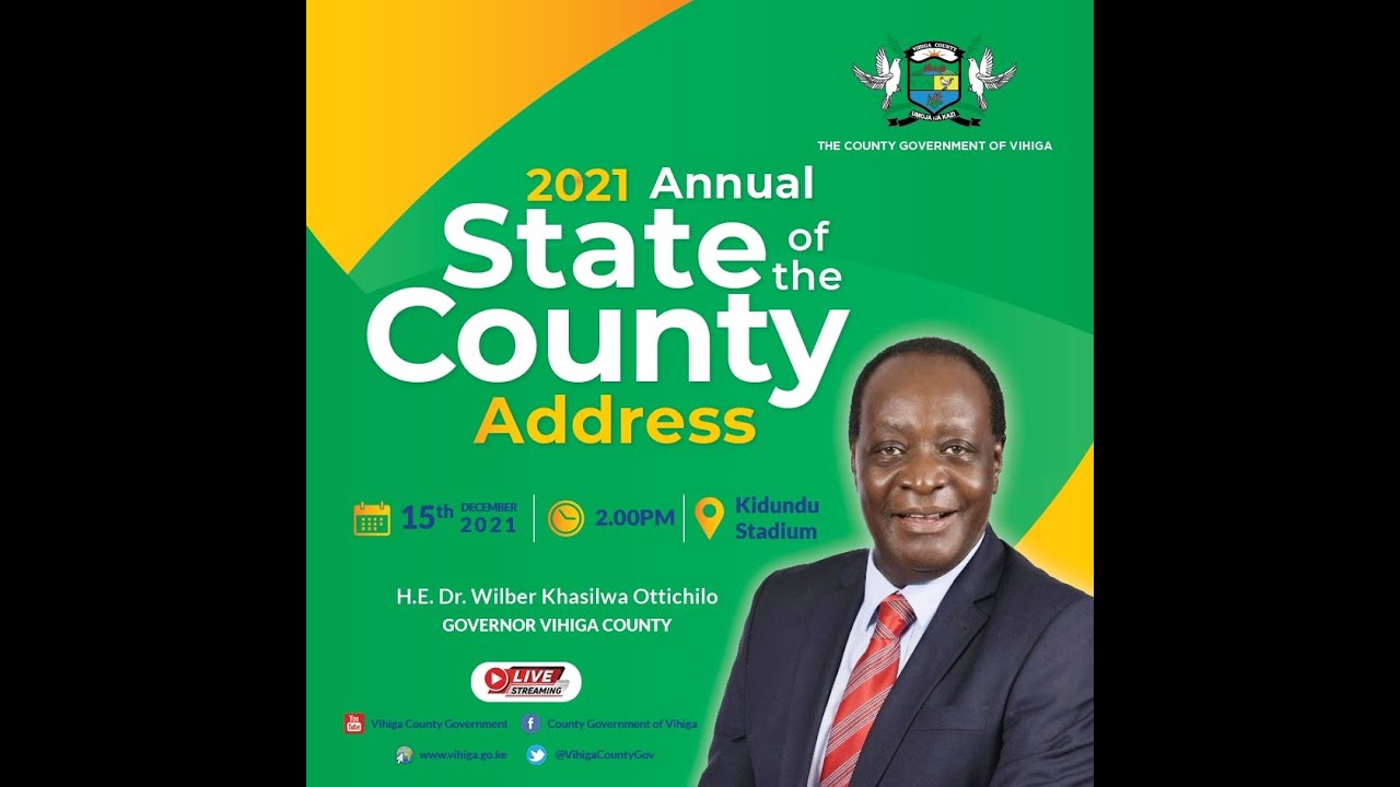 2021 Annual State of the County Address - YouTube