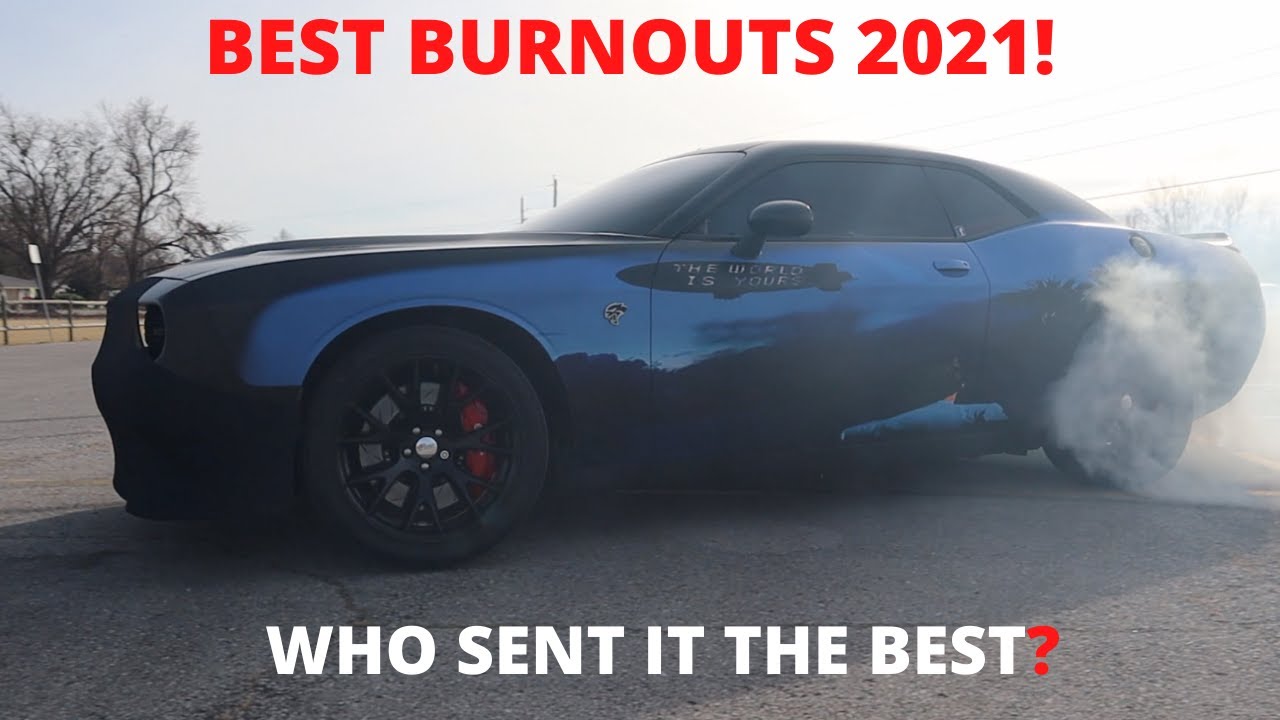 BEST BURNOUTS, DONUTS, and DRIFTS (2021) Chargers, Challengers ...