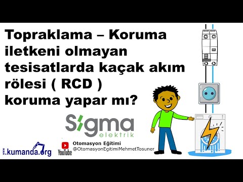 Topraklama – Koruma iletkeni olmayan tesisatlarda kaçak akım rölesi ( RCD ) koruma yapar mı?