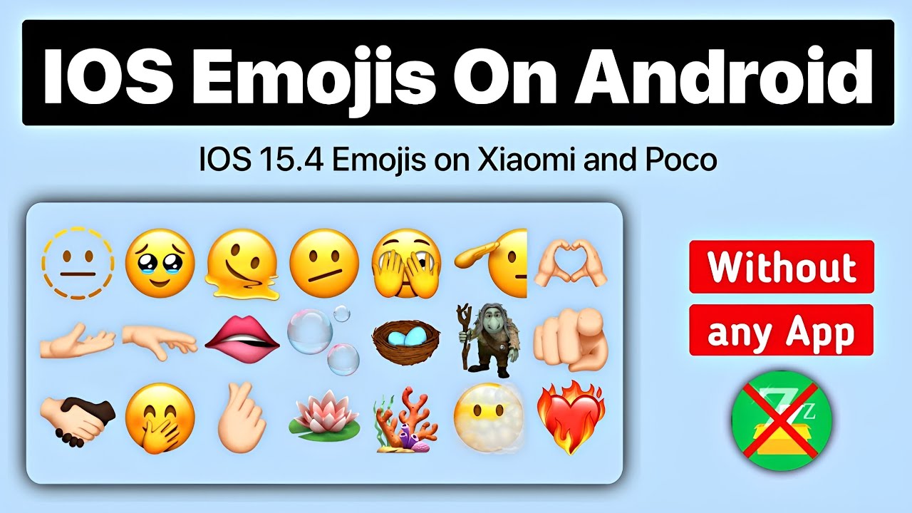 How To Get iOS Emojis On Android 2024 Without Any App | iOS Emojis On ...