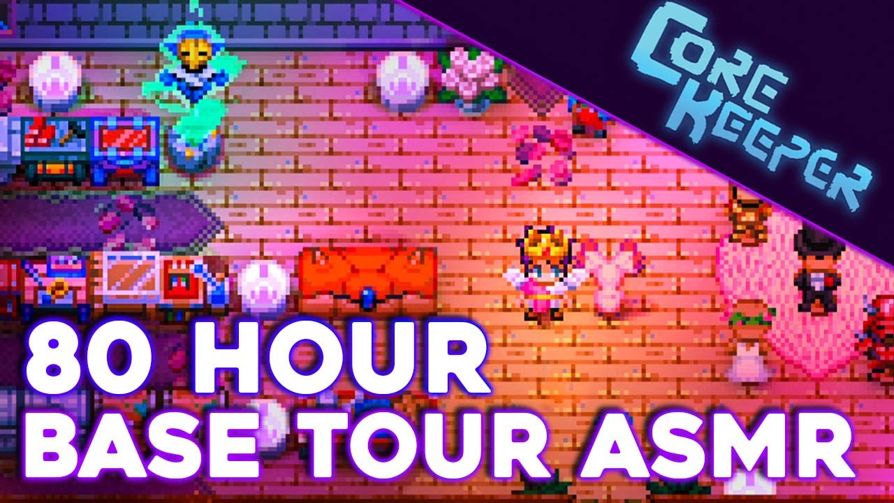 Lets Take a Tour of My Core Keeper Base - 80 Hour Tour! - ASMR GAMING ...