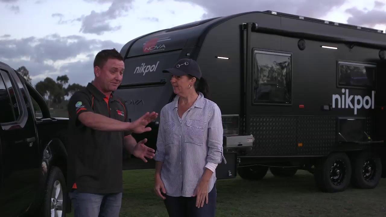 John Sills with the brand new Nikpol from Nova Caravans - YouTube