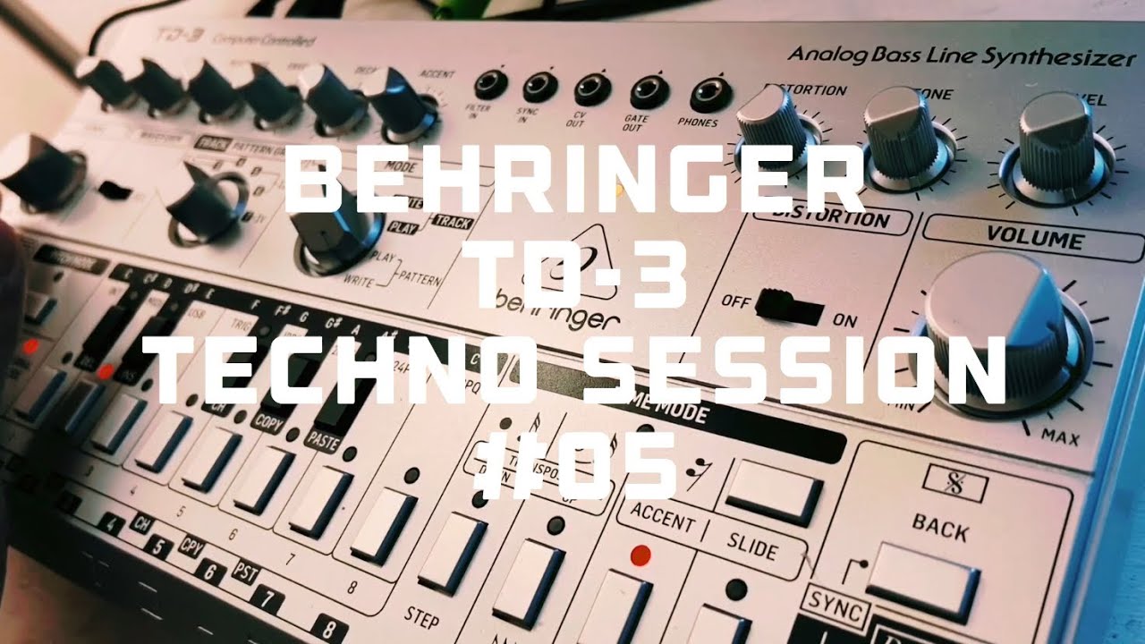 [303] Behringer TD-3 Techno Session #05 - YouTube