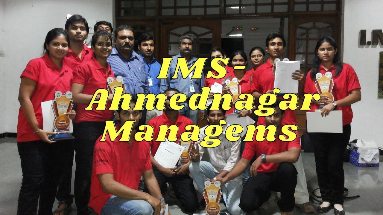 IMS College - MANAGEMS ( AHMEDNAGAR ) - YouTube