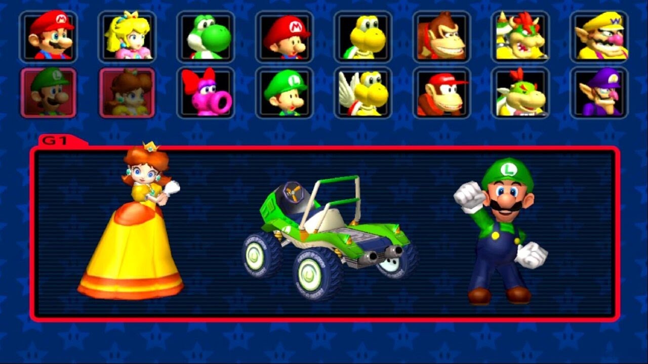 MARIO KART:DOUBLE DASH-NGC (2003) TROFEO SPECIALE:100CC (LUIGI E DAISY ...