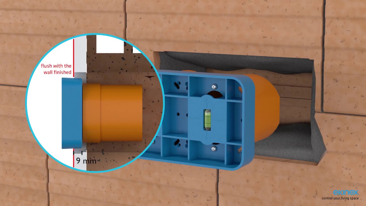 surface instructions - double plate - wall mounting - YouTube