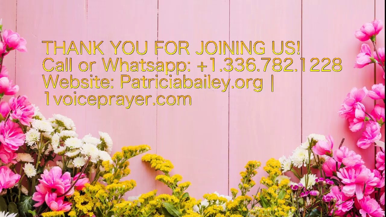 LIVE: VISION BOOK CLUB with Dr Patricia Bailey - YouTube