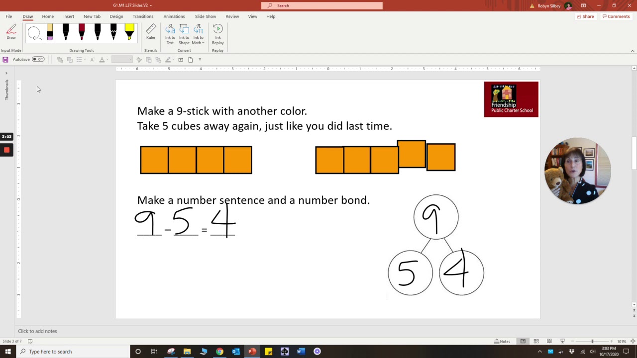 Grade 1, Module 1, Lesson 37 (Friendship Public Charter School) - YouTube