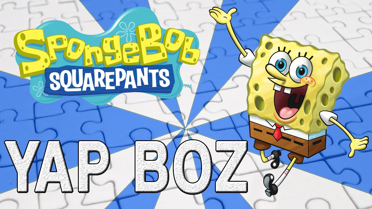 SÜNGER BOB KARE ŞORT Yap-Boz | SpongeBob SquarePants Puzzle | KIRMIZI ...