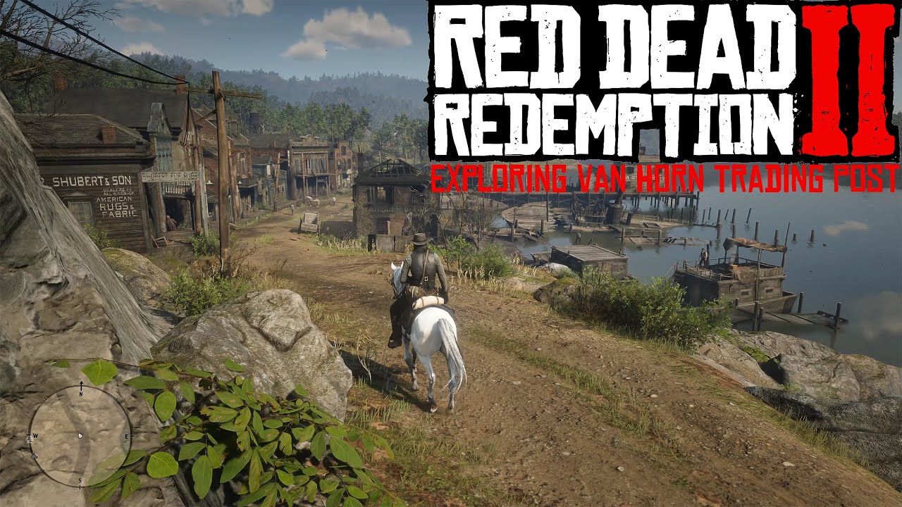 Red Dead Redemption 2: Exploring Van Horn Trading Post • RTX3080 Ti ...