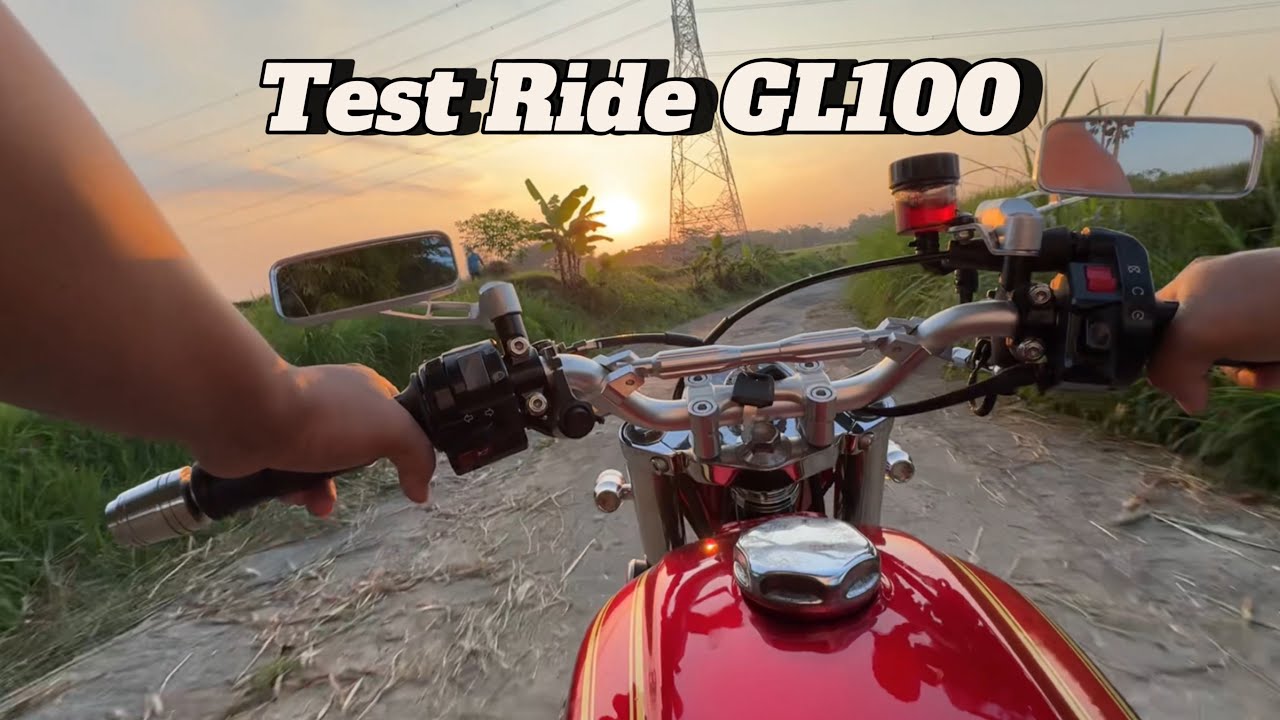 Test Ride Honda GL100 | Las Arit Garage - YouTube