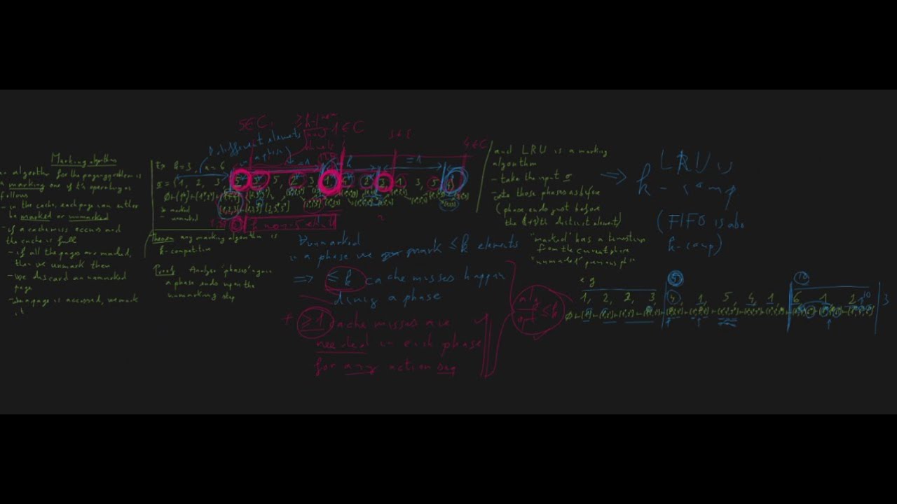 Paging: the marking algorithms - YouTube
