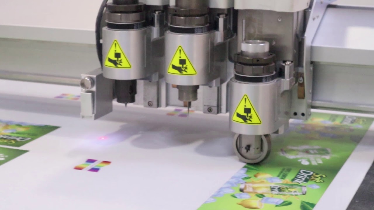 UV Printer together with Digital Cutter! - YouTube