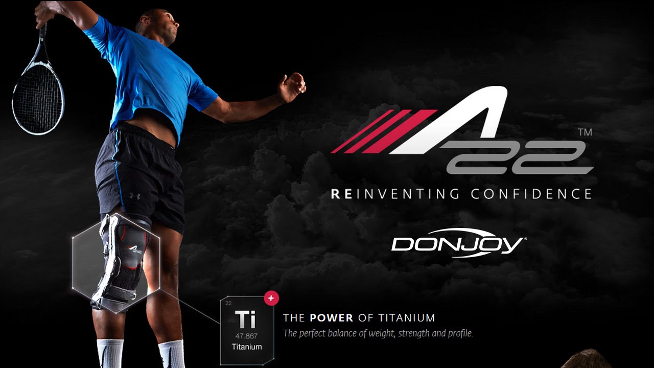 DonJoy A22™ Custom Knee Brace - YouTube