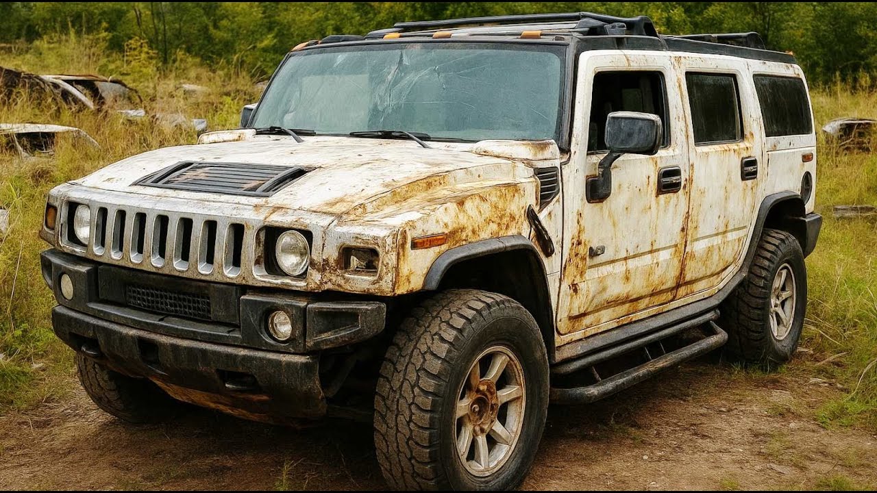 Damaged Hummer H2 | Full Restoration & Transformation Journey - YouTube