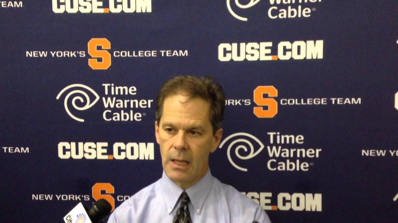 Paul Flanagan discusses his team's win over No. 7 Mercyhurst - Syracuse ...