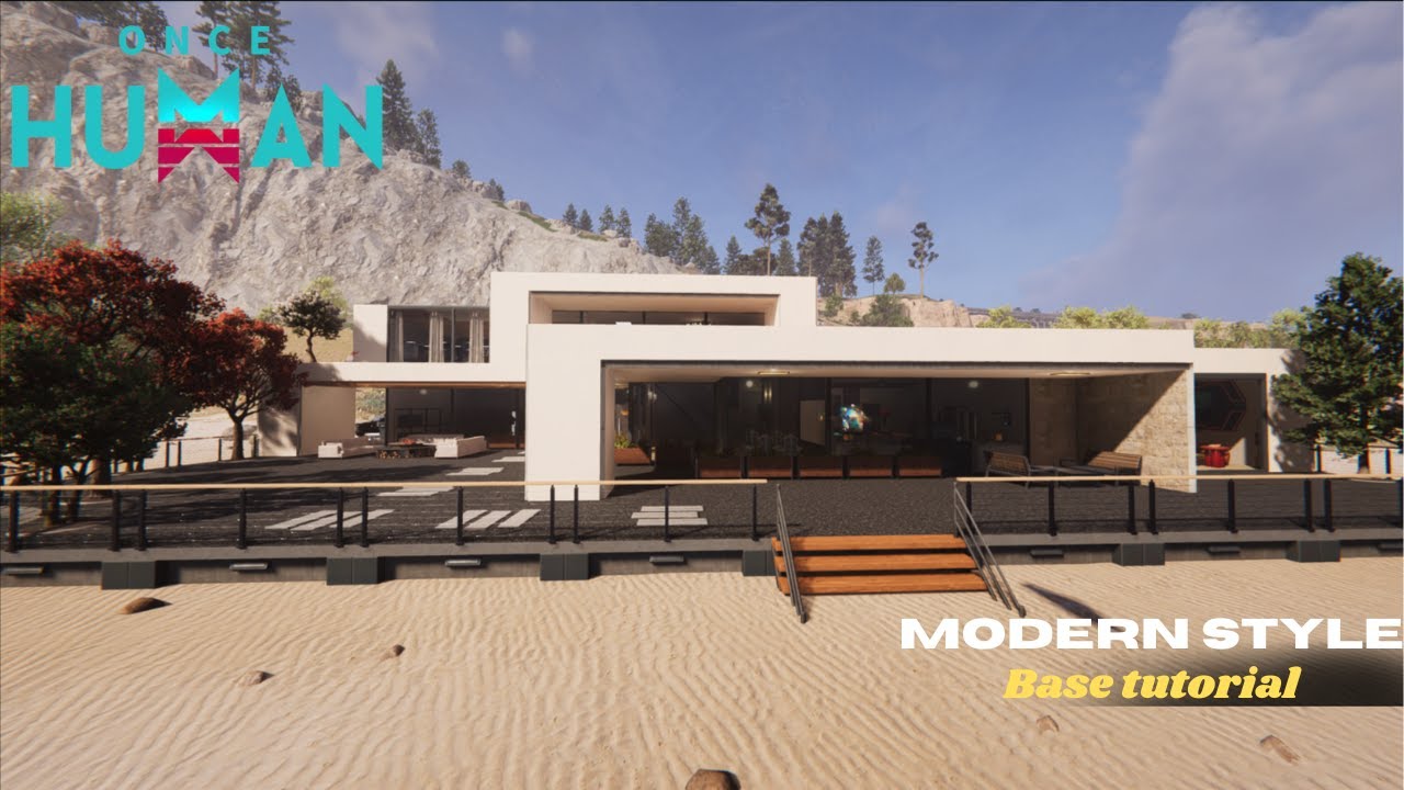 Once Human Simple Modern Base Design - YouTube