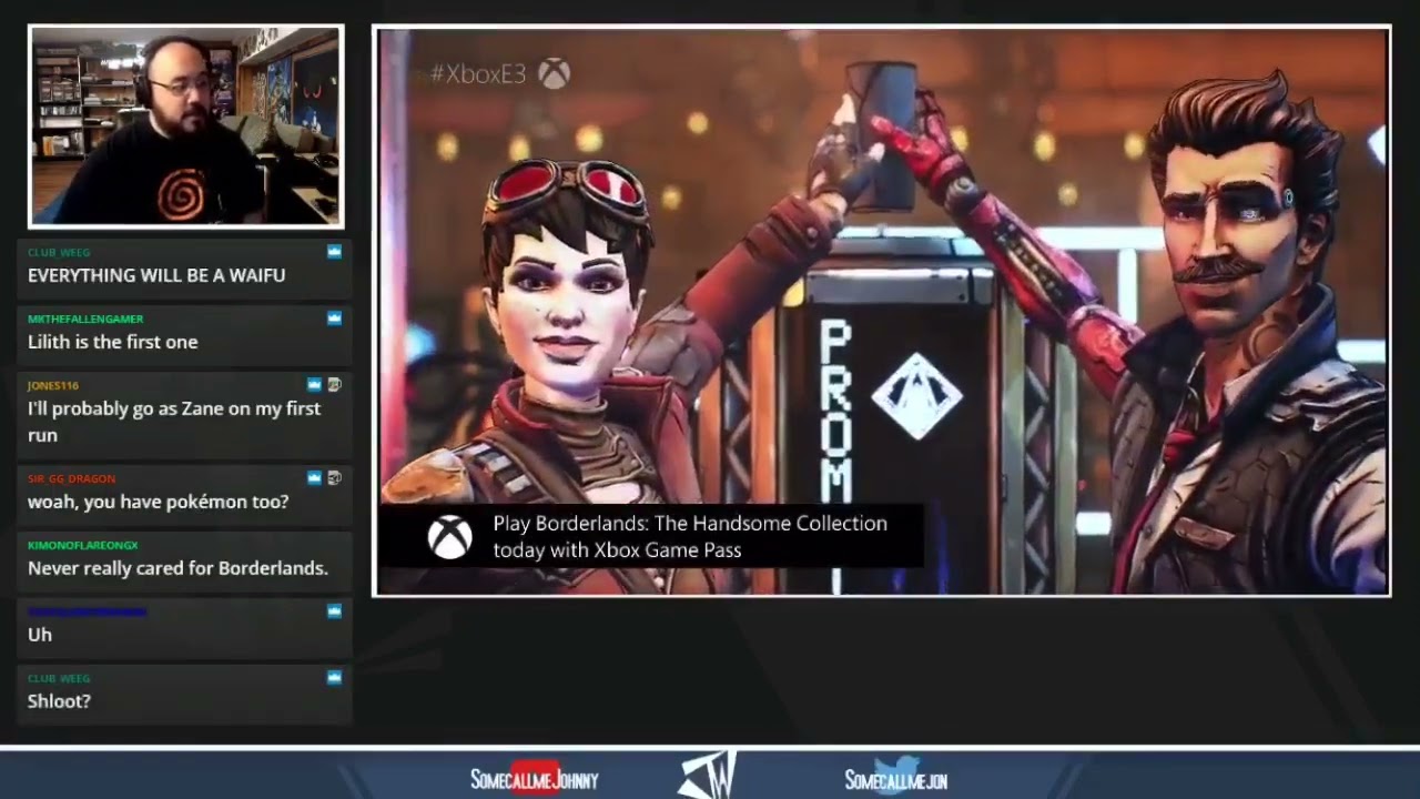 SomecallmeJohnny Highlights - John Reacts To Borderlands 3 - YouTube