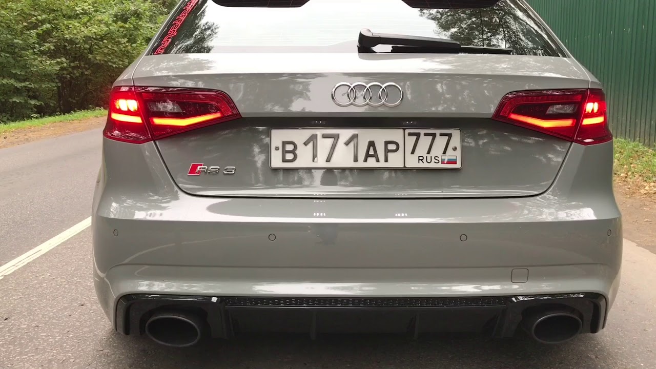 Audi RS3 Gepfeffert launch control - YouTube