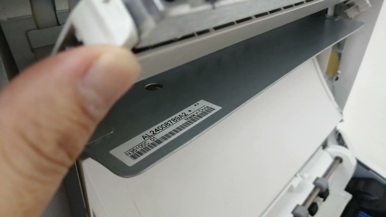How to find the serial number in OKI printer. - YouTube