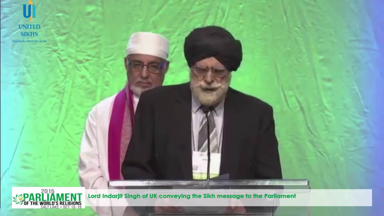 UNITED SIKHS - Lord Indarjit Singh's speech at The Parliament of The ...