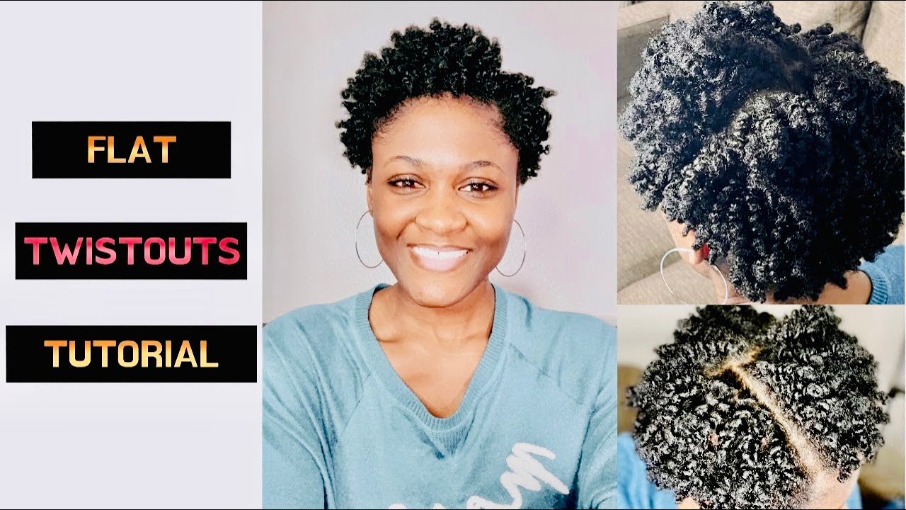 Flat Twist Outs On Short 4C Natural Hair | Auntie Jackie Curl Lala came ...