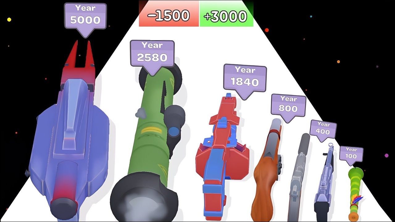 Gun Run 3D : Level Up Gun + Gun Shooter ⭐ Merge Simulator Battles - YouTube