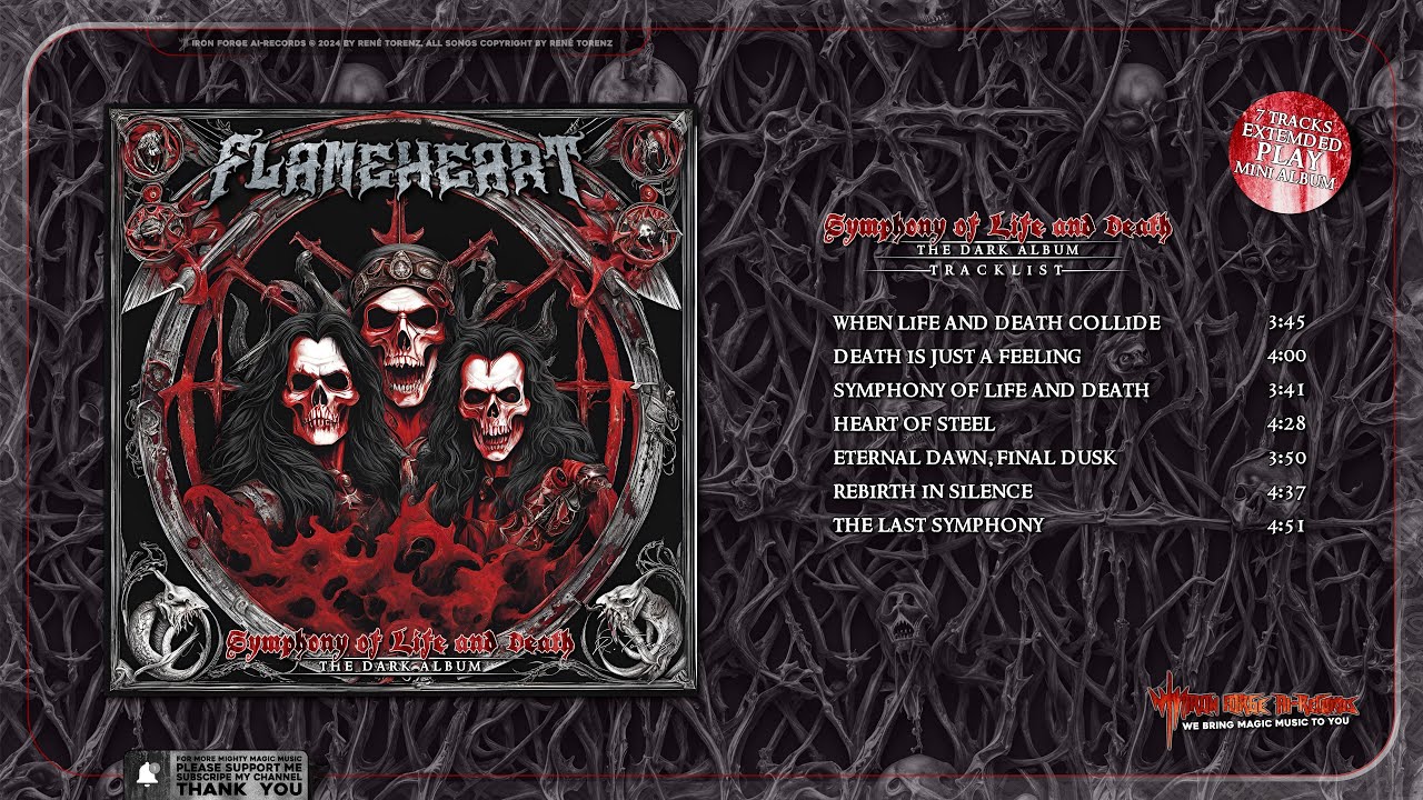 Flameheart - Symphony of Life and Death (The Dark Album) 7 Songs ...