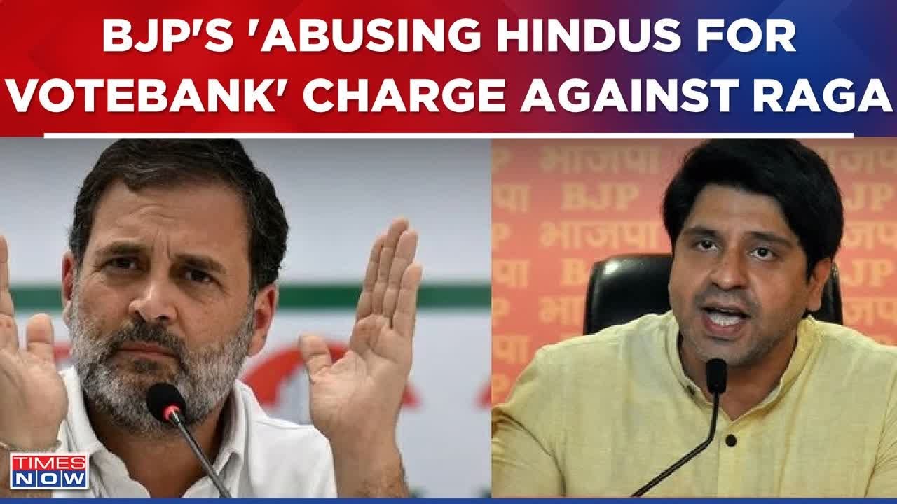 BJP Calls Out Congress' 'Hindu Hate' After Rahul Gandhi's Controversial ...