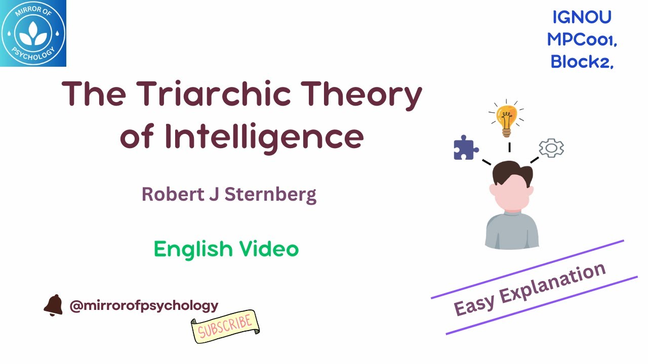 The Triarchic Theory of Intelligence by Robert J Sternberg Easily ...