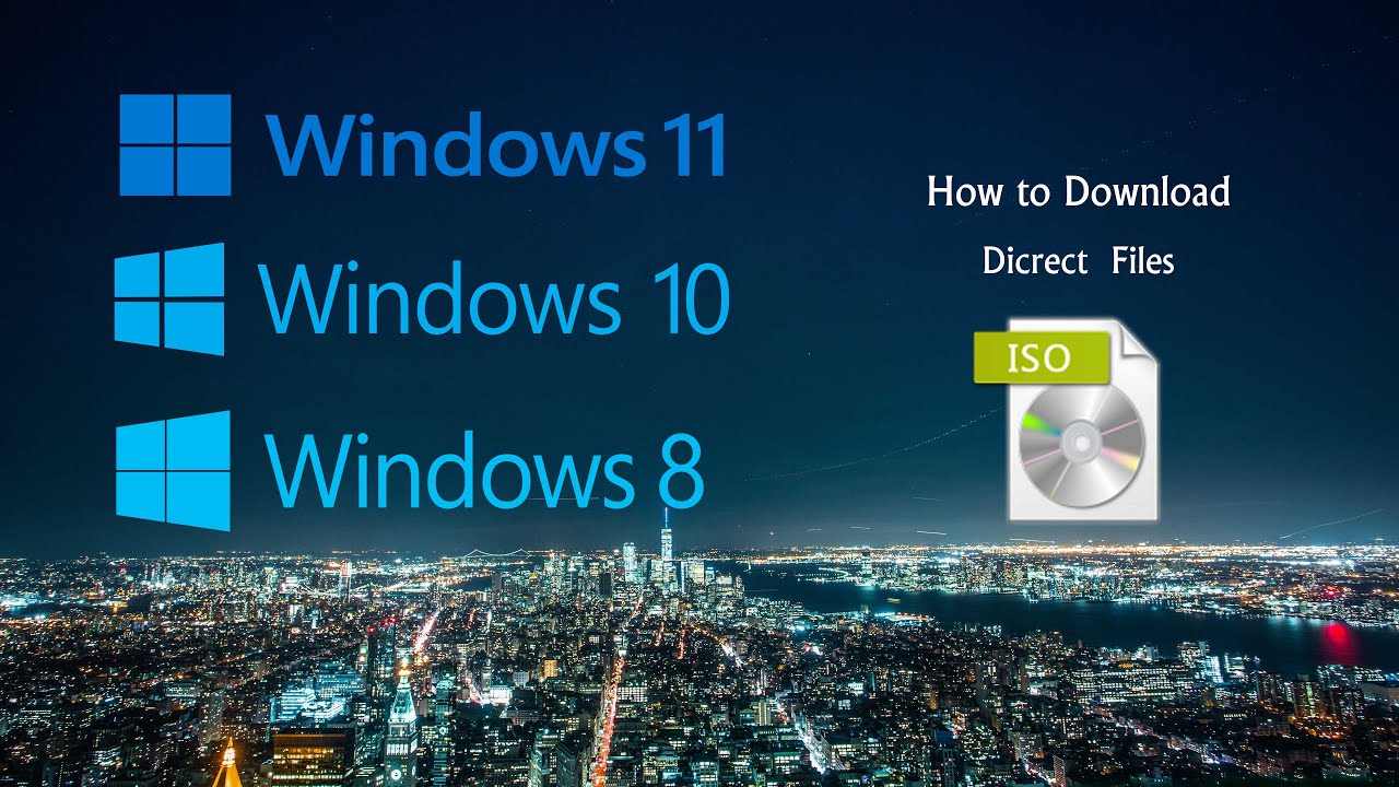 How to Download Direct Microsoft ISO Files In Win 8, Win 10, Win 11 ...