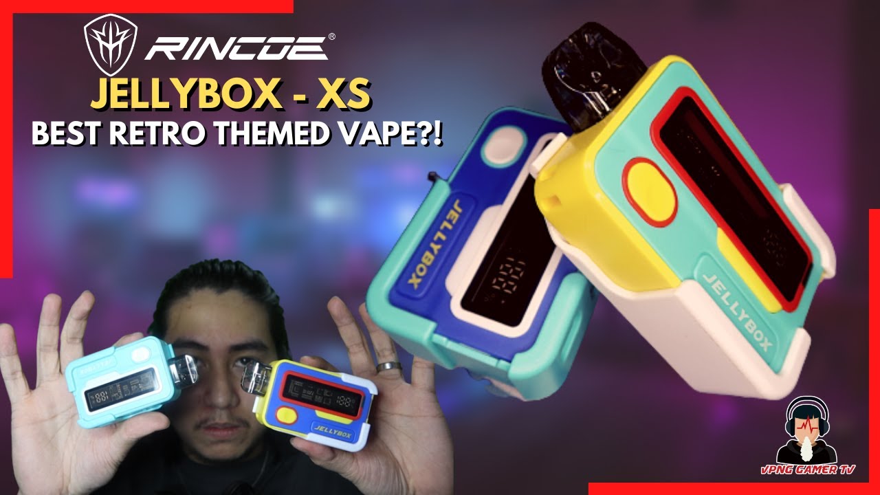 Jellybox XS | BEST Retro Themed Vape With Belt Clip Case! 😍💨👌🔥🔥🔥 - YouTube