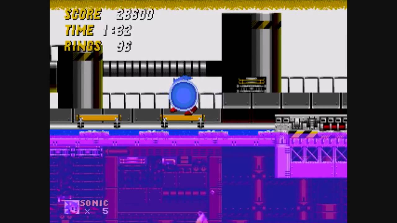 Sonic The Hedgehog 2 Walkthrough Part 2 (Chemical Plant Zone) - YouTube