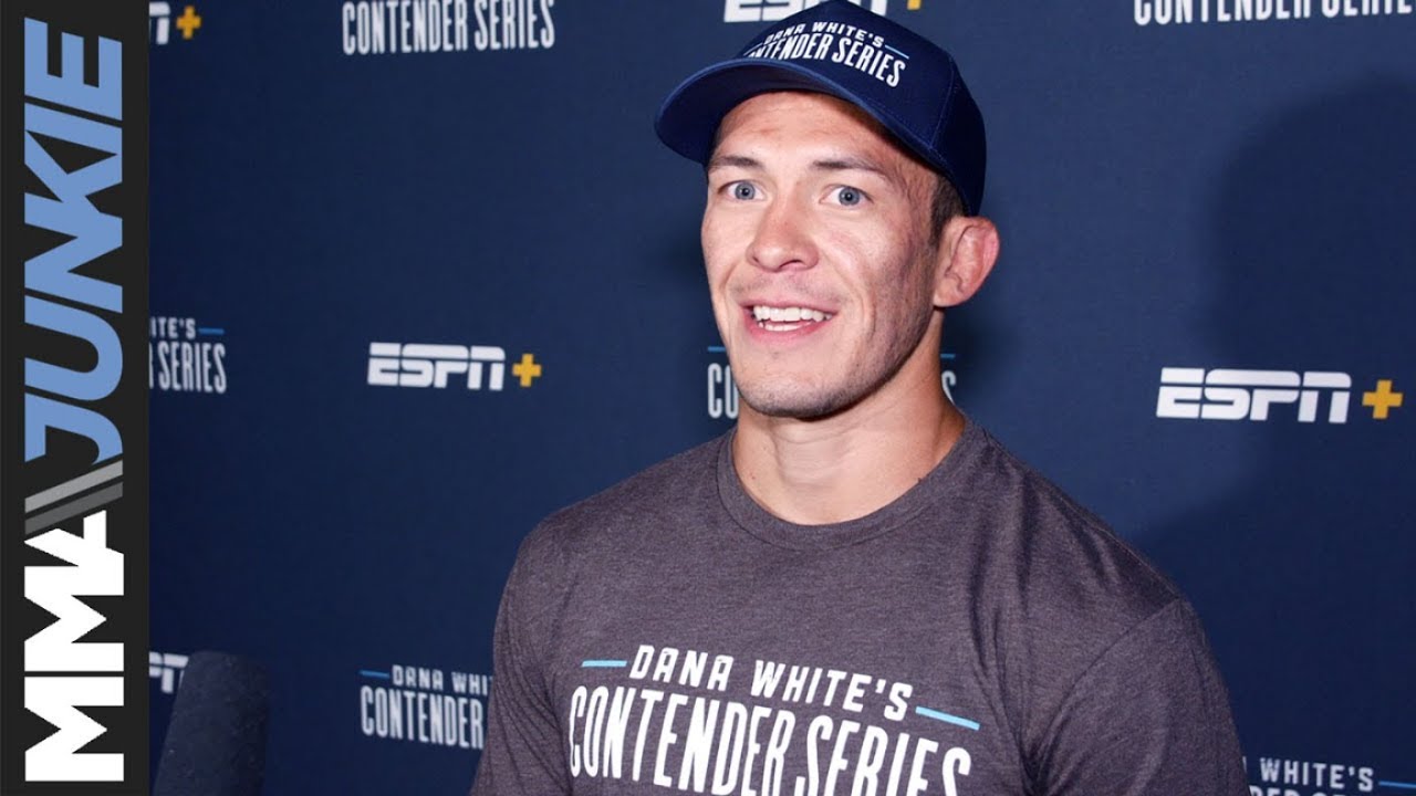 DWCS 19: Hunter Azure post fight interview - YouTube