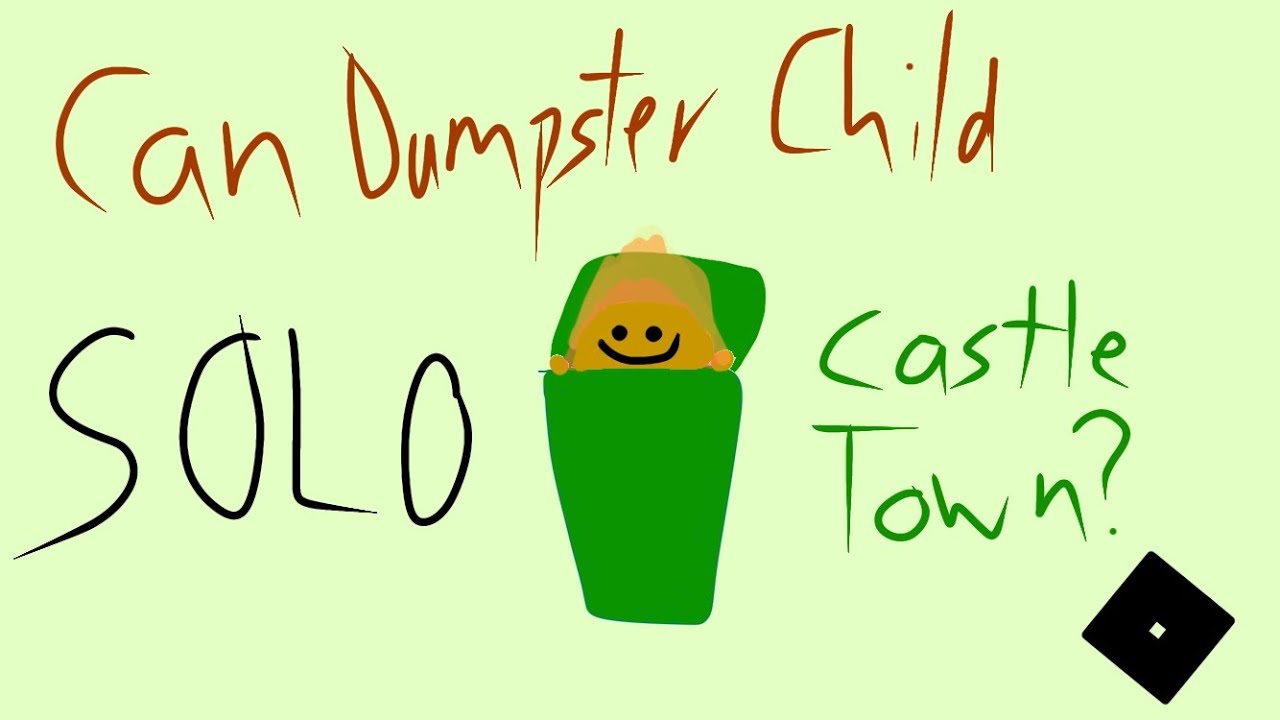 Can 1 Dumpster Child SOLO Castle Town? Tower Heroes - YouTube