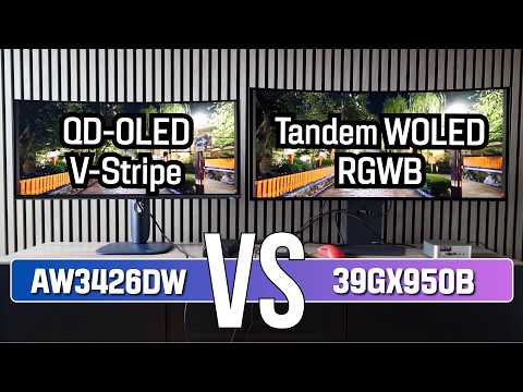 Alienware AW3426DW VS LG 39GX950B | Vergleich und Kaufempfehlung